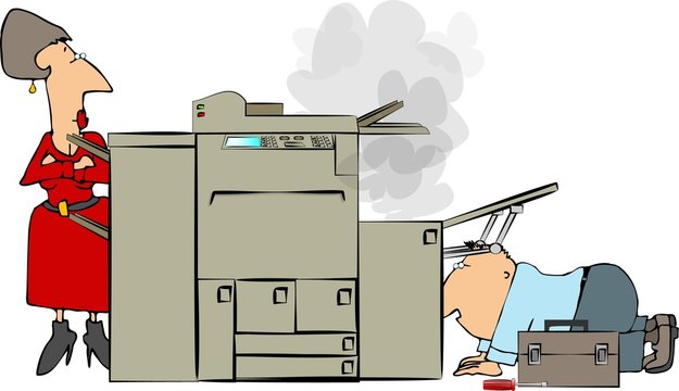 Smashed Copy Machine