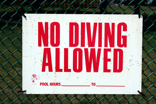 "No Diving Sign" Images – Browse 68 Stock Photos, Vectors, and Video ...