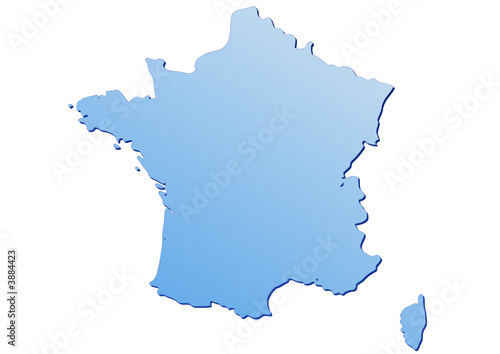 "Carte de France bleu" fichier vectoriel libre de droits sur la banque ...