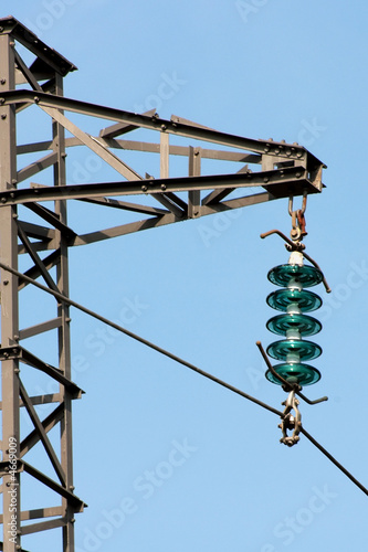 "isolateur sur pylône" photo libre de droits sur la banque d'images Fotolia.com - Image 4669009