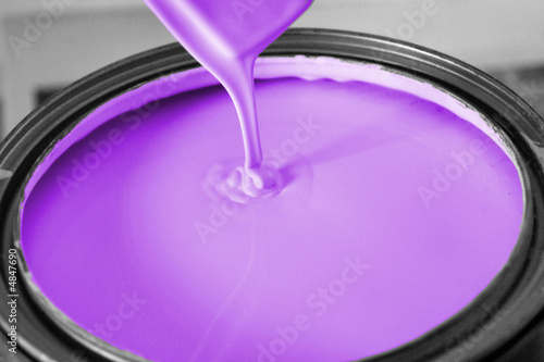 "bucket of purple paint" Stock photo and royalty-free images on Fotolia ...