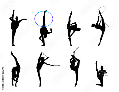 "Gymnastique rythmique Equilibres" photo libre de droits sur la banque ...