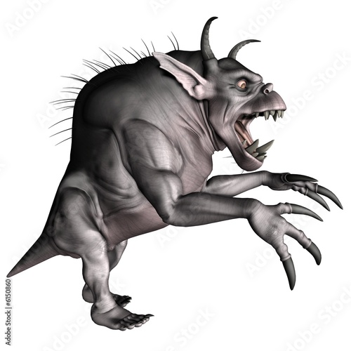 "Ugly Monster - Side Profile" Stock photo and royalty-free images on ...