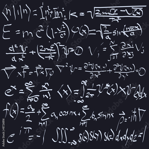 "scientific formulas on chalk board" Stock image and royalty-free ...
