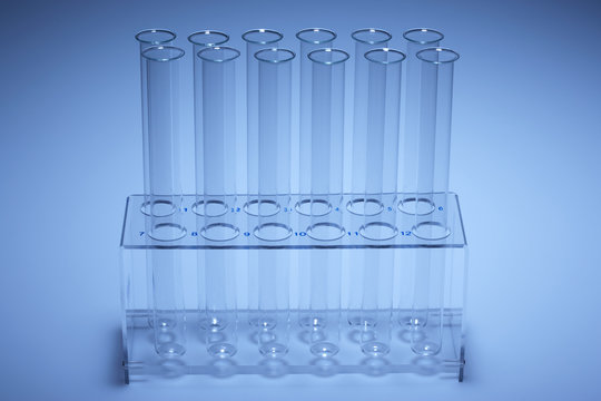 4 Empty Test Tubes