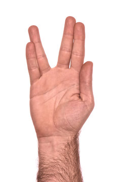 Vulcan hand sign store