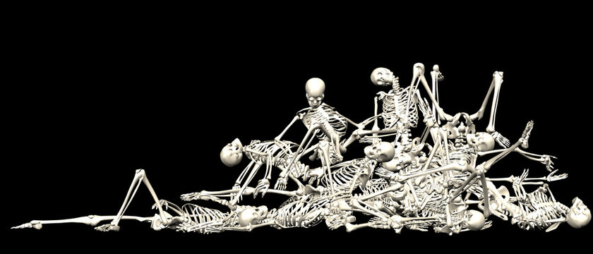 Pile Of Bones Art