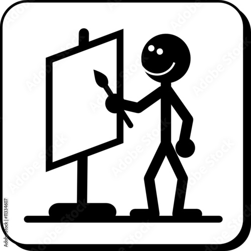 "Maler Piktogramm" Stockfotos und lizenzfreie Vektoren auf Fotolia.com ...