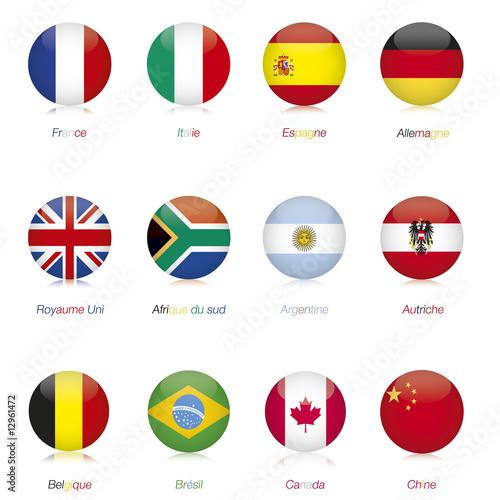 "drapeaux monde rond" photo libre de droits sur la banque d'images ...