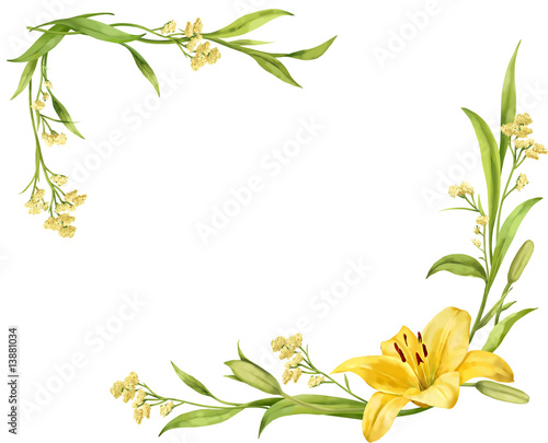 "lily frame" Stock photo and royalty-free images on Fotolia.com - Pic ...