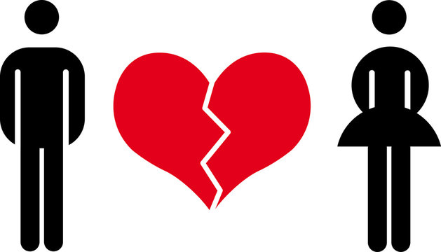 Scheidung Clipart Heart