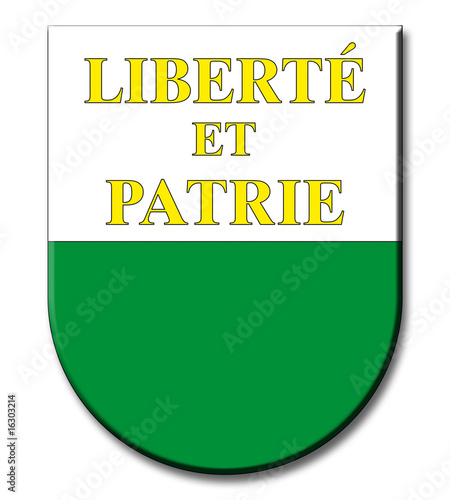 "Drapeau canton de Vaud" photo libre de droits sur la banque d'images ...