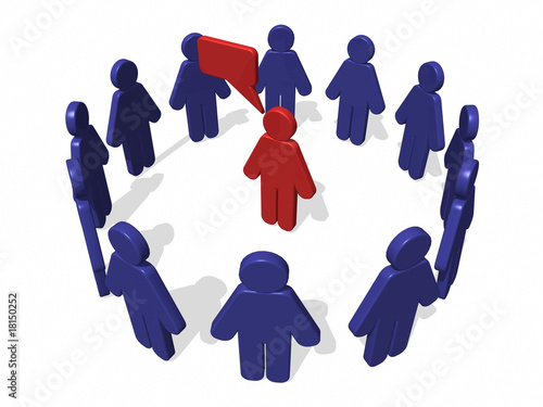 "Personas dialogando en círculo" Fotos de archivo e imágenes libres de ...