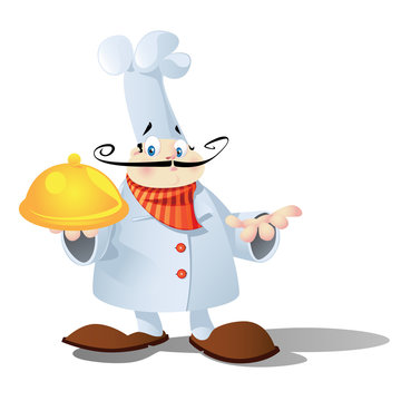 Cartoon French Chefs