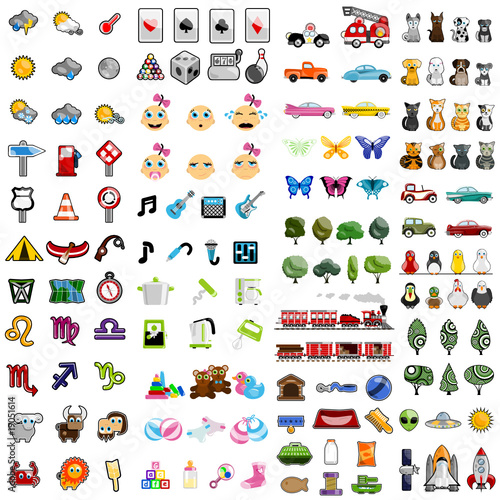 "mega icon set" Stock image and royalty-free vector files on Fotolia ...