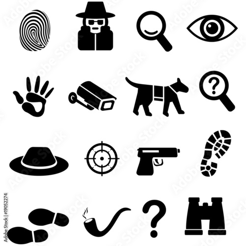 "Detective icon" Stock image and royalty-free vector files on Fotolia ...