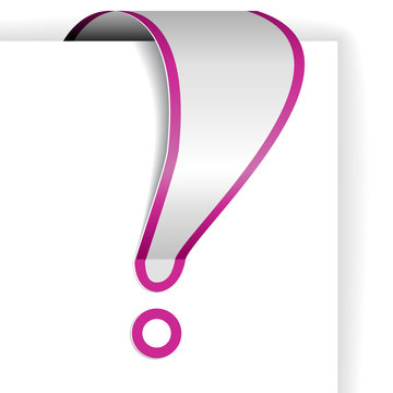 White Exclamation Point Clipart