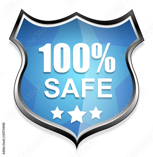 "100% safe icon" Stock photo and royalty-free images on Fotolia.com ...