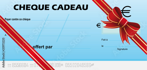 "chèque cadeau" fichier vectoriel libre de droits sur la banque d ...