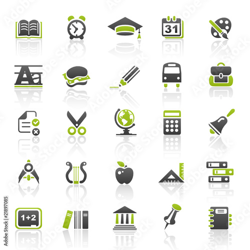 "green education icons - set 5" Stock image and royalty-free vector ...