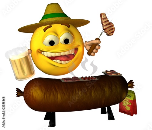 "Smilie am Bratwurstgrill" Stockfotos und lizenzfreie Bilder auf ...
