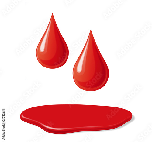 "Blut und 2 Bluttropfen" Stockfotos und lizenzfreie Vektoren auf ...