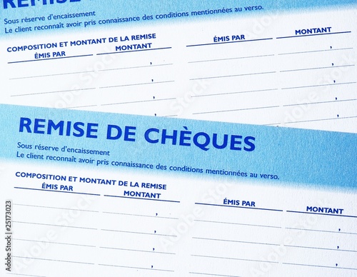 Bordereau remise de cheque lcl banque