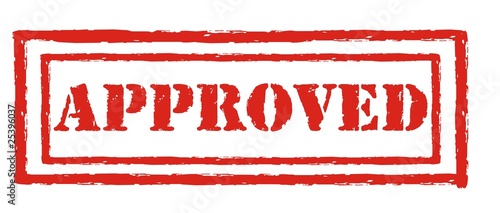 "tampon approved" photo libre de droits sur la banque d'images Fotolia ...