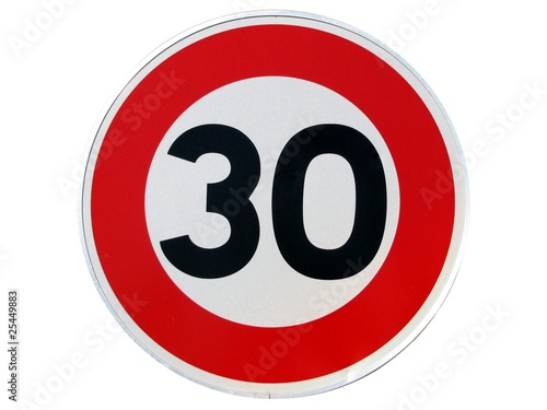 "Panneau de limitation de vitesse ' 30 km/h '" photo libre de droits ...