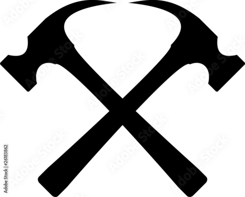 "Crossed Hammers" Stock image and royalty-free vector files on Fotolia ...