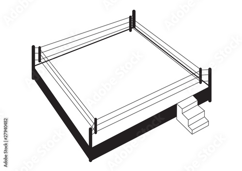 "Boxe Ring" fichier vectoriel libre de droits sur la banque d'images ...