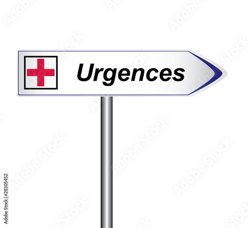 "panneau urgences" fichier vectoriel libre de droits sur la banque d ...