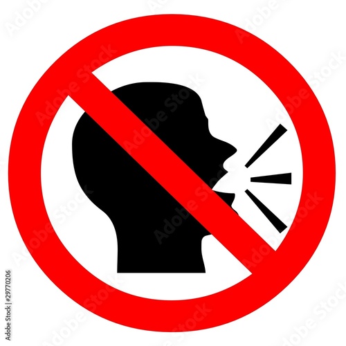 "Señal silencio" Fotos de archivo e imágenes libres de derechos en ...