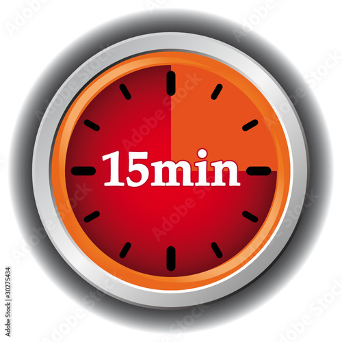 "15 MINUTES ICON" Stock image and royalty-free vector files on Fotolia ...