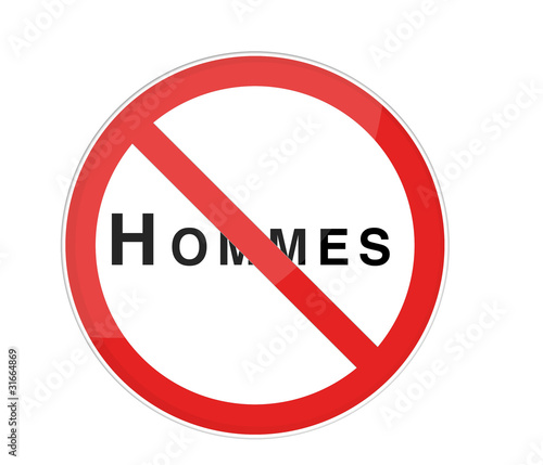 "interdit au hommes" photo libre de droits sur la banque d'images ...
