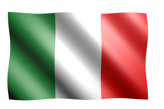 Italian Flag Waving Gif