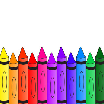 Crayon Border Clip Art