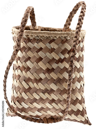 ""bertèl", sac à dos artisanal en vacoa tressé, Réunion" photo libre de ...