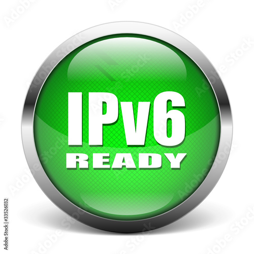 "green icon - IPv6 ready" Stock image and royalty-free vector files on ...