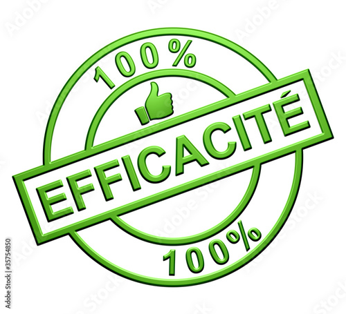""100% Efficacité" Cachet (vert)" photo libre de droits sur la banque d ...