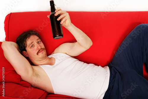"Assi auf dem Sofa" Stockfotos und lizenzfreie Bilder auf Fotolia.com ...
