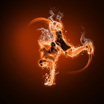 Fire Dance Wallpaper
