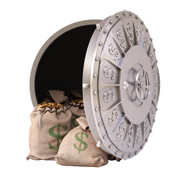 Vault Filled With Money