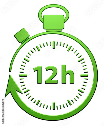 "12H Chrono" photo libre de droits sur la banque d'images Fotolia.com ...