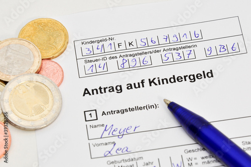 Kindergeld Antragsformular