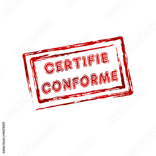 "certifié conforme" fichier vectoriel libre de droits sur la banque d ...