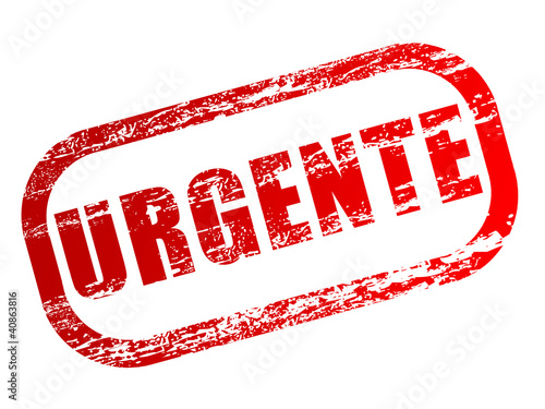 "Palavra urgente - carimbo vermelho desgastado" Imagens e fotos de ...