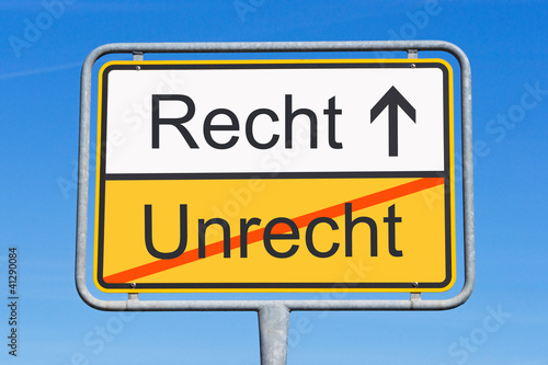 "Unrecht und Recht" Stock photo and royalty-free images on Fotolia.com ...