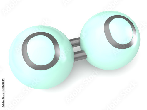 "oxygen molecule 3d model" Stock photo and royalty-free images on ...