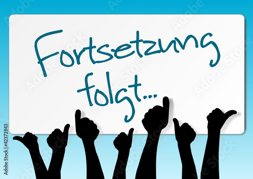 "Plakat Fortsetzung folgt" Stockfotos und lizenzfreie Vektoren auf ...